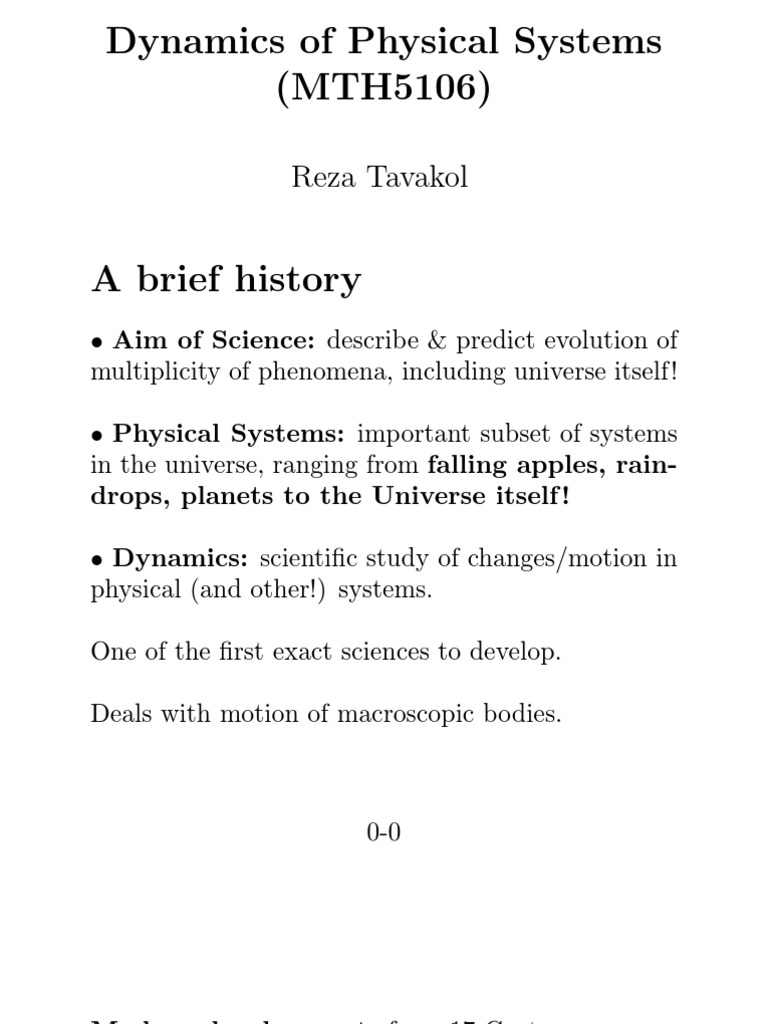 Dynamics Notes | PDF | Force | Classical Mechanics