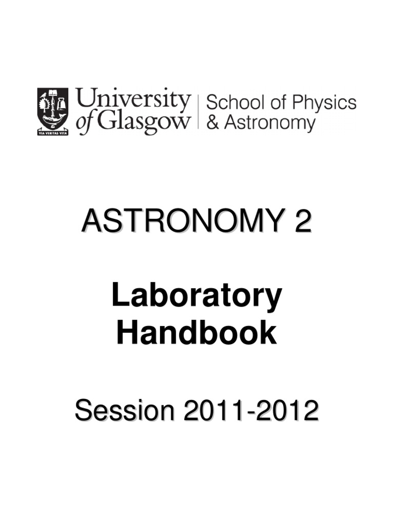 Introduction to Astronomy Laboratory Sessions: An Overview of ...