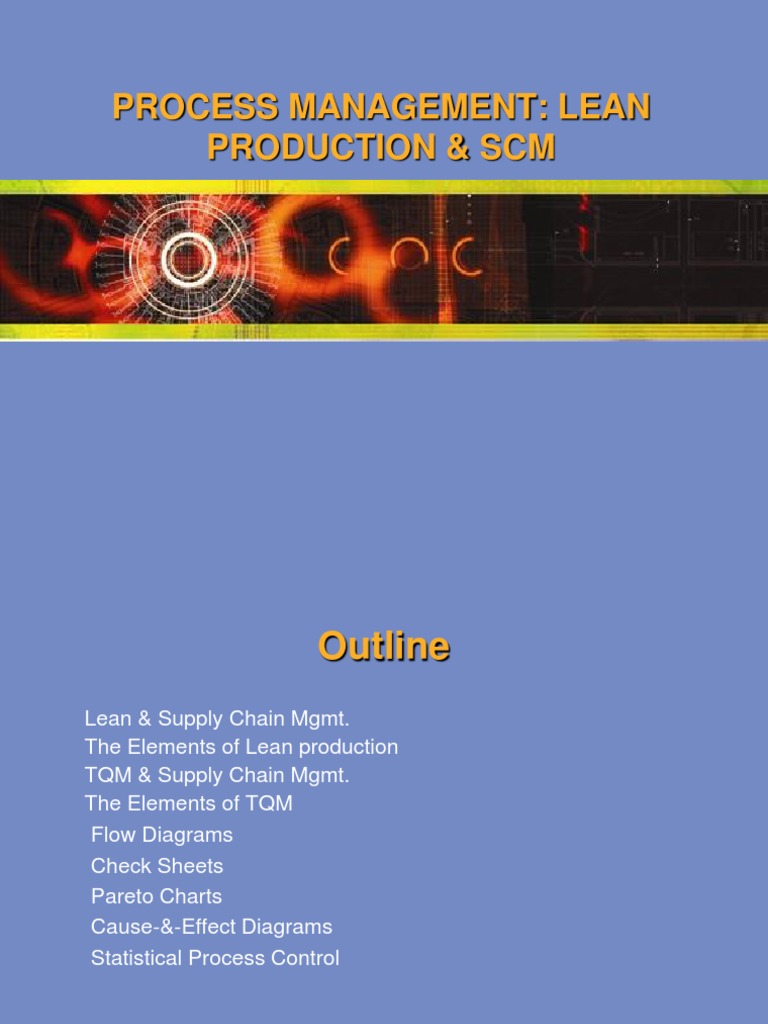 Chapter 05 Lean Manufacturing | PDF | Lean Manufacturing | Supply Chain
