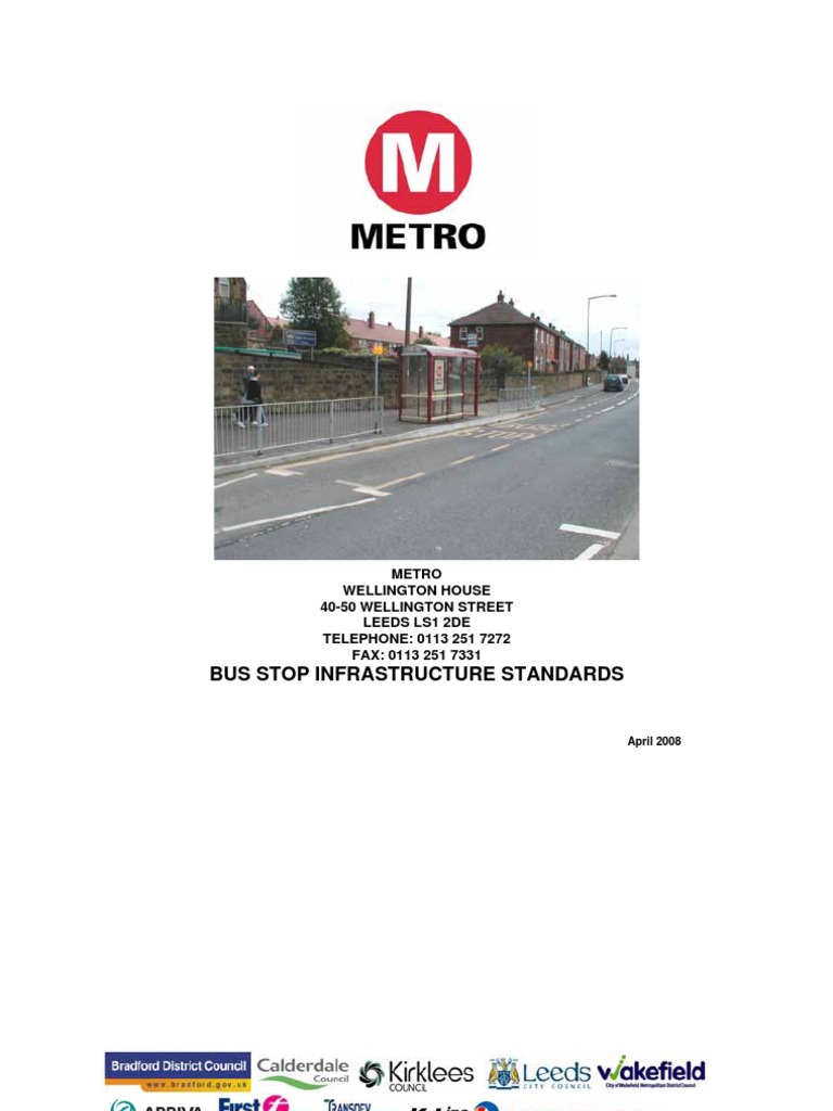 Bus Stop Design Standards: A Toolkit for Creating Accessible Bus Stops ...