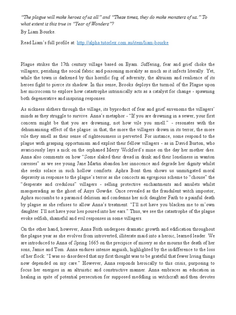 Years of Wonders - Geraldine Brooks | PDF