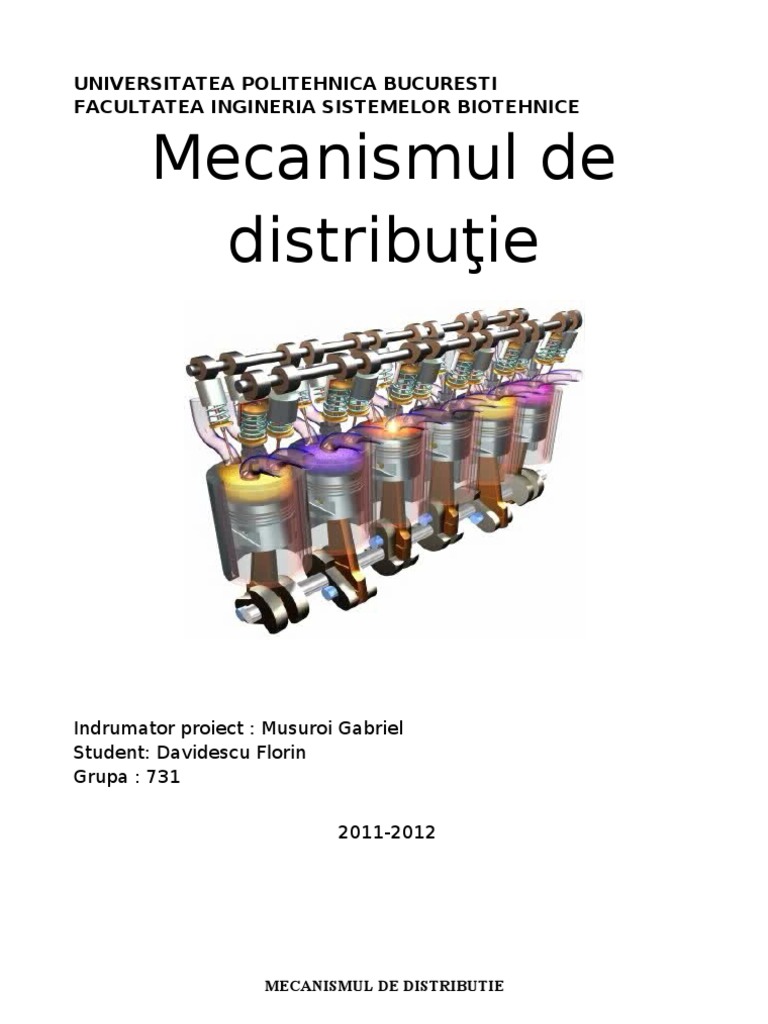 Mecanismul de Distributie | PDF