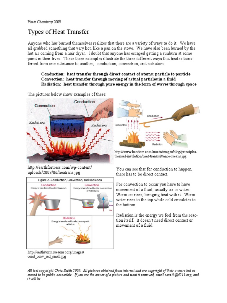 Types of Heat Transfer Explained | PDF | Heat Transfer | Convection