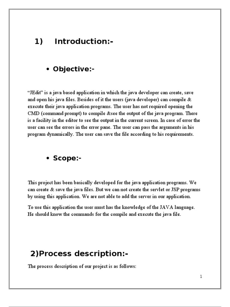 Java Editor | PDF