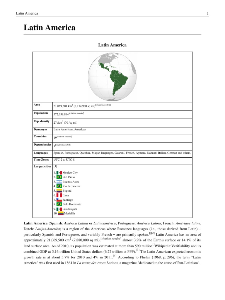 Latin America | PDF | Washington Consensus | Latin America