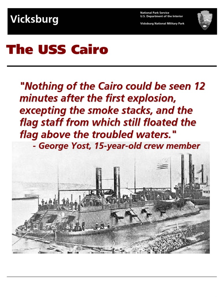 The USS Cairo | Steam Engine | Ships