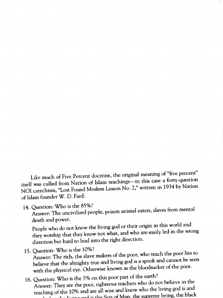 Five Percent PDF