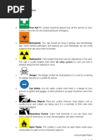 Laboratory Safety Symbols Explained | PDF | Laboratories | Determinants ...