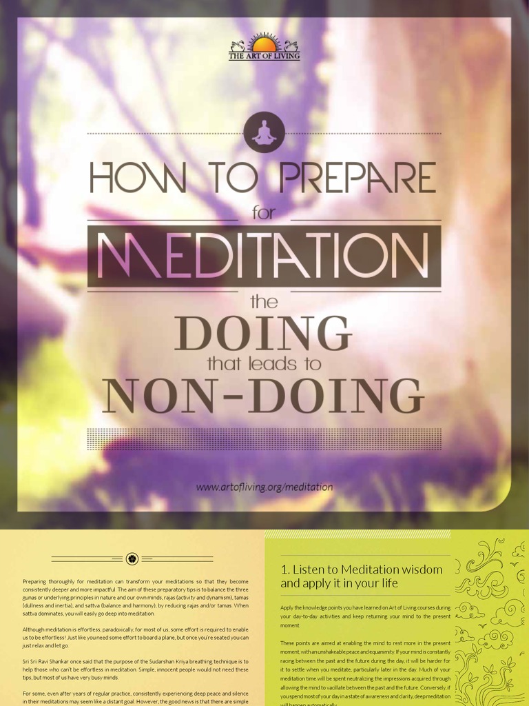 Essential Tips for Deep Meditation | PDF | Self-Improvement