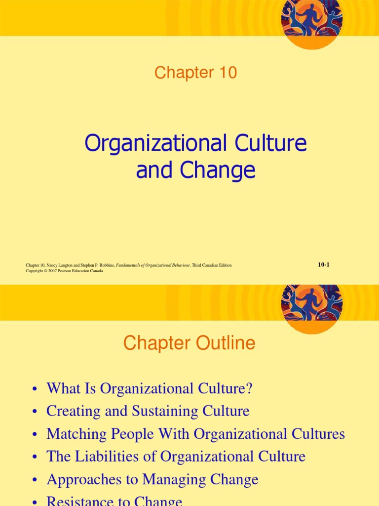 Organisational Culture and Change | Download Free PDF | Organizational ...
