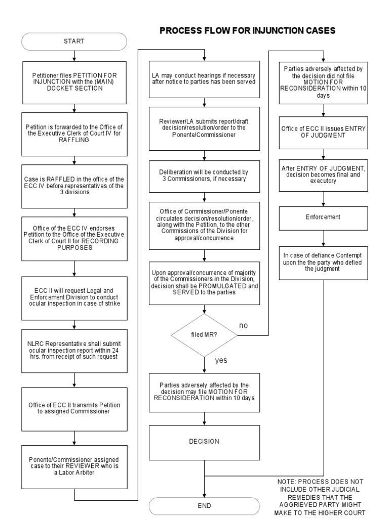 Injunction Flow | PDF