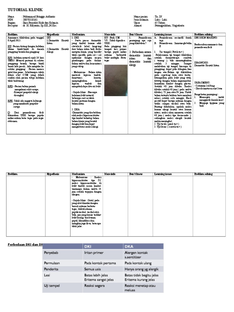Dermatitis Kontak Iritan | PDF