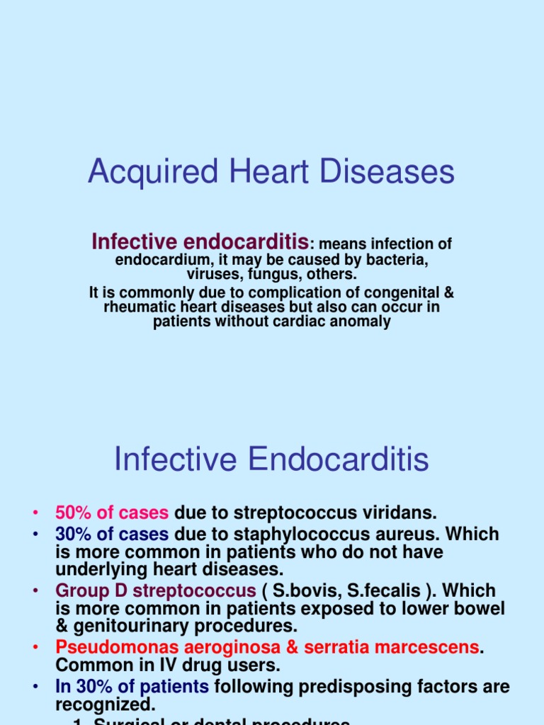 Acquired Heart Diseases | Heart Failure | Heart