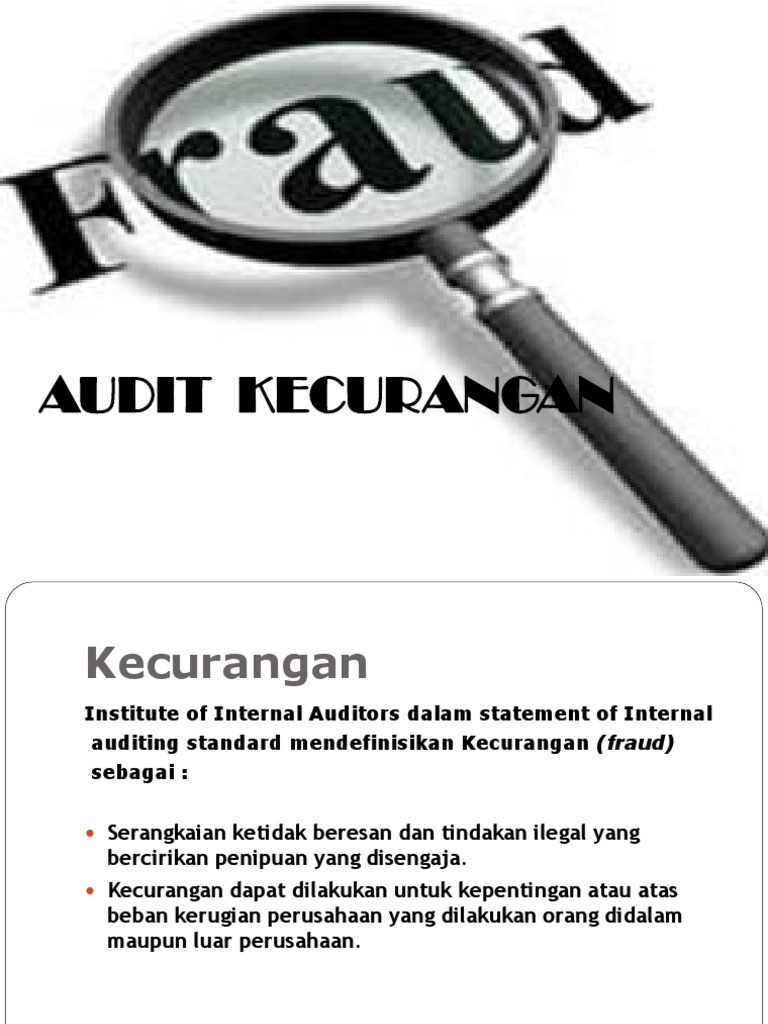 Audit Kecurangan | PDF