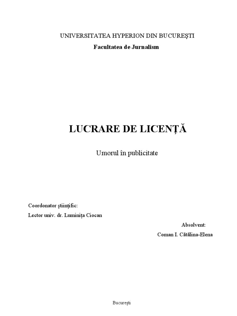 Licenta ComanCatalina Corectat. | PDF