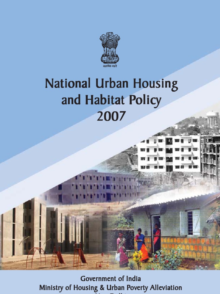 National Housing Policy 2007 | PDF | Slum | Affordable Housing