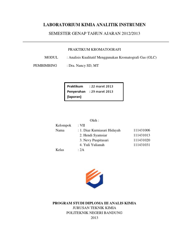 Cover Laporan Polban | PDF