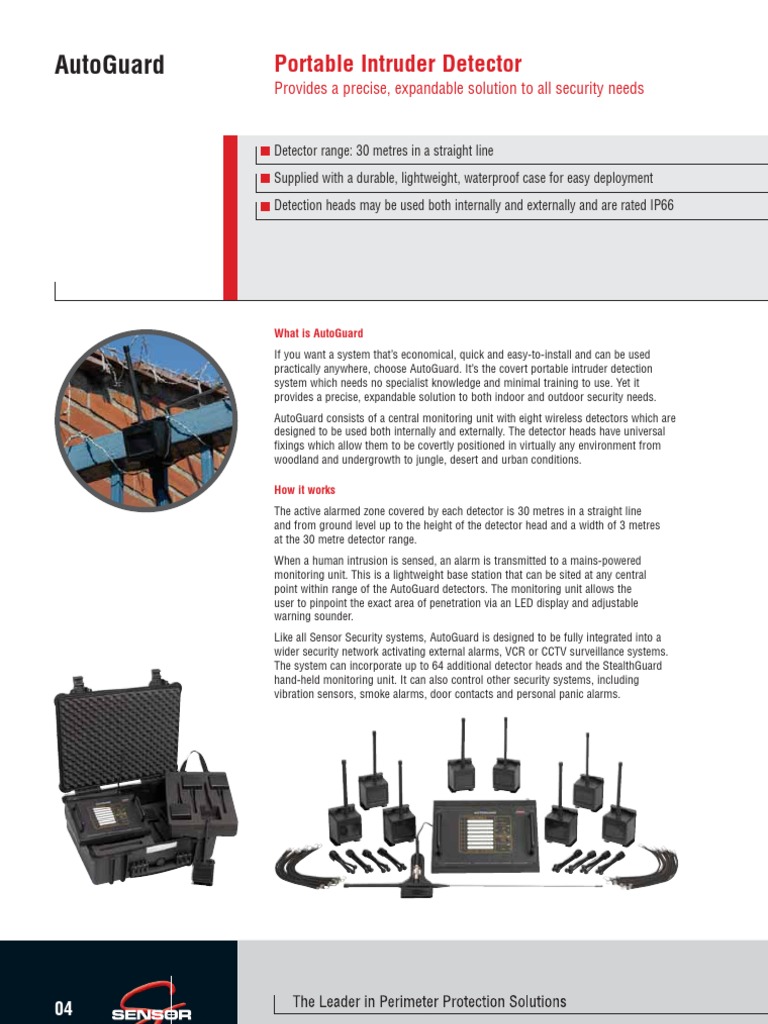 Portable Security Solutions | PDF | Security Alarm | Closed Circuit ...
