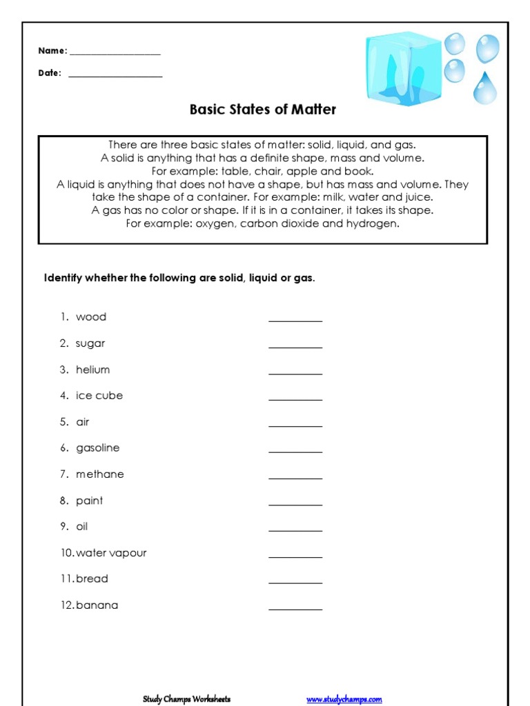 Basic States of Matter | PDF