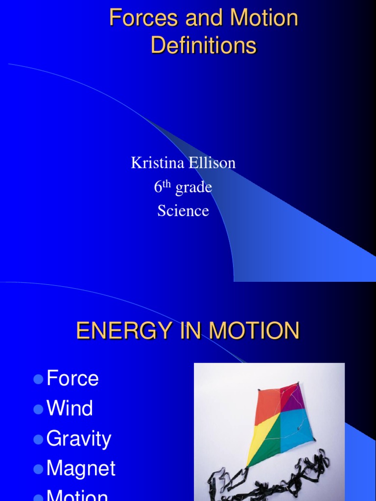 Basic Motion Presentation | PDF