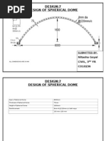 RCC Domes | PDF | Beam (Structure) | Dome