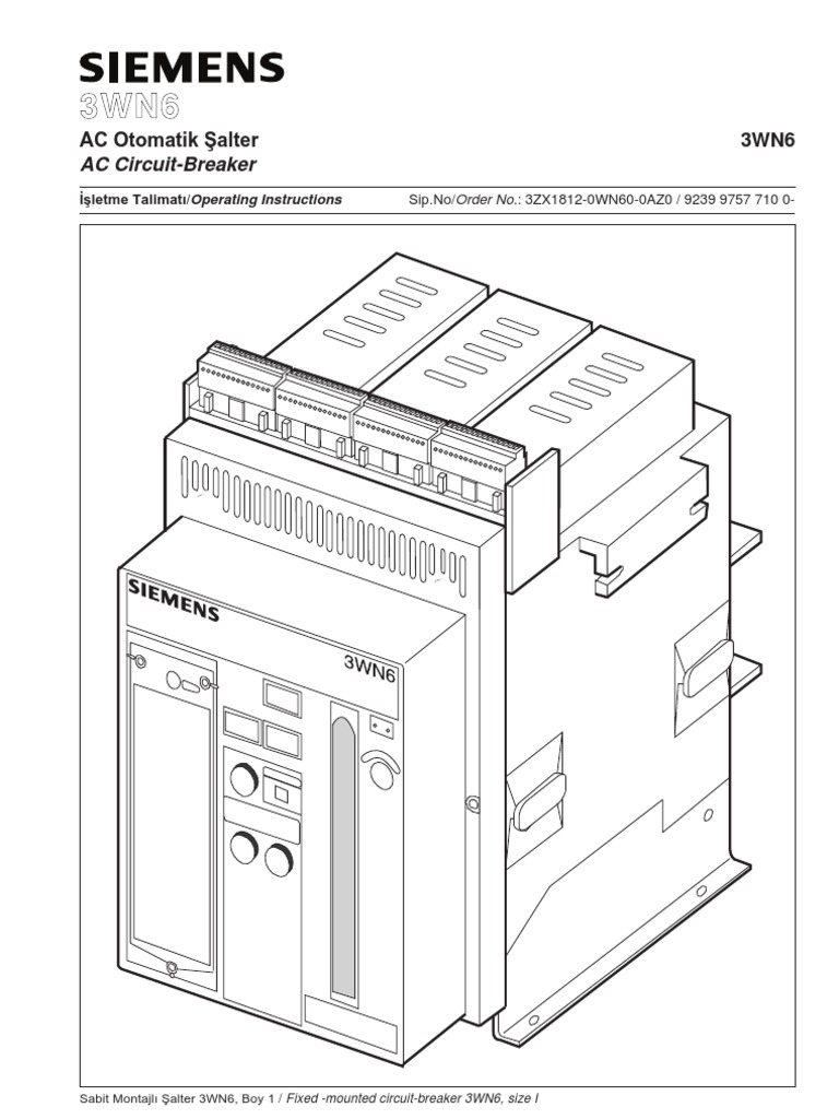 3WN6 Circuit Breaker PDF | PDF
