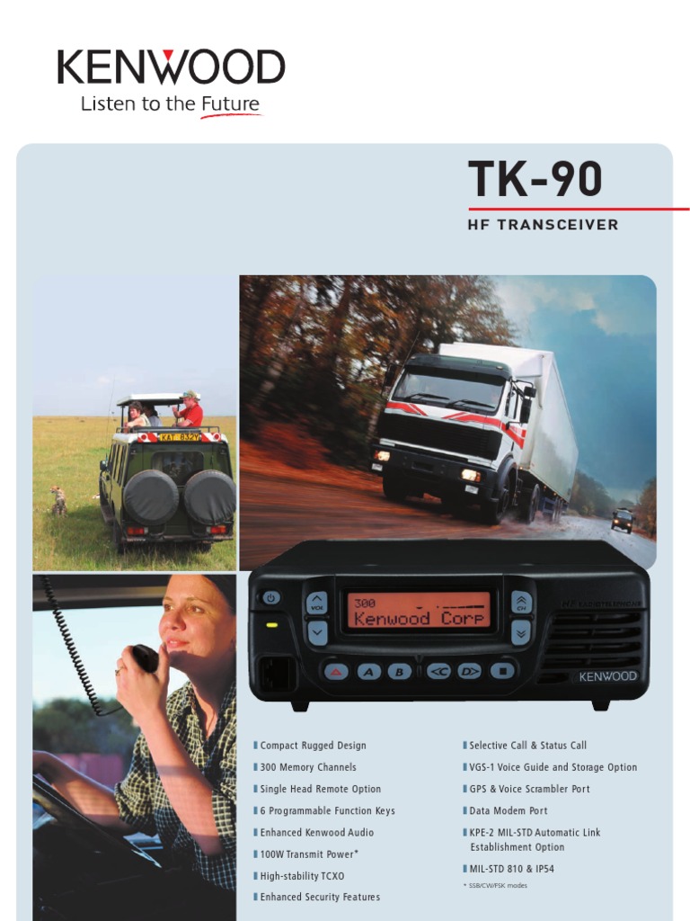Kenwood TK 90 | PDF | Telecommunications Engineering | Electronic ...