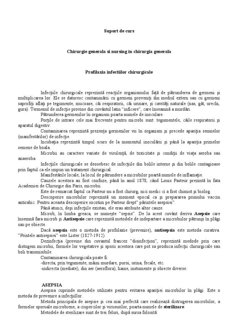 Carte Mihailescu Nursing in Chirurgie | PDF