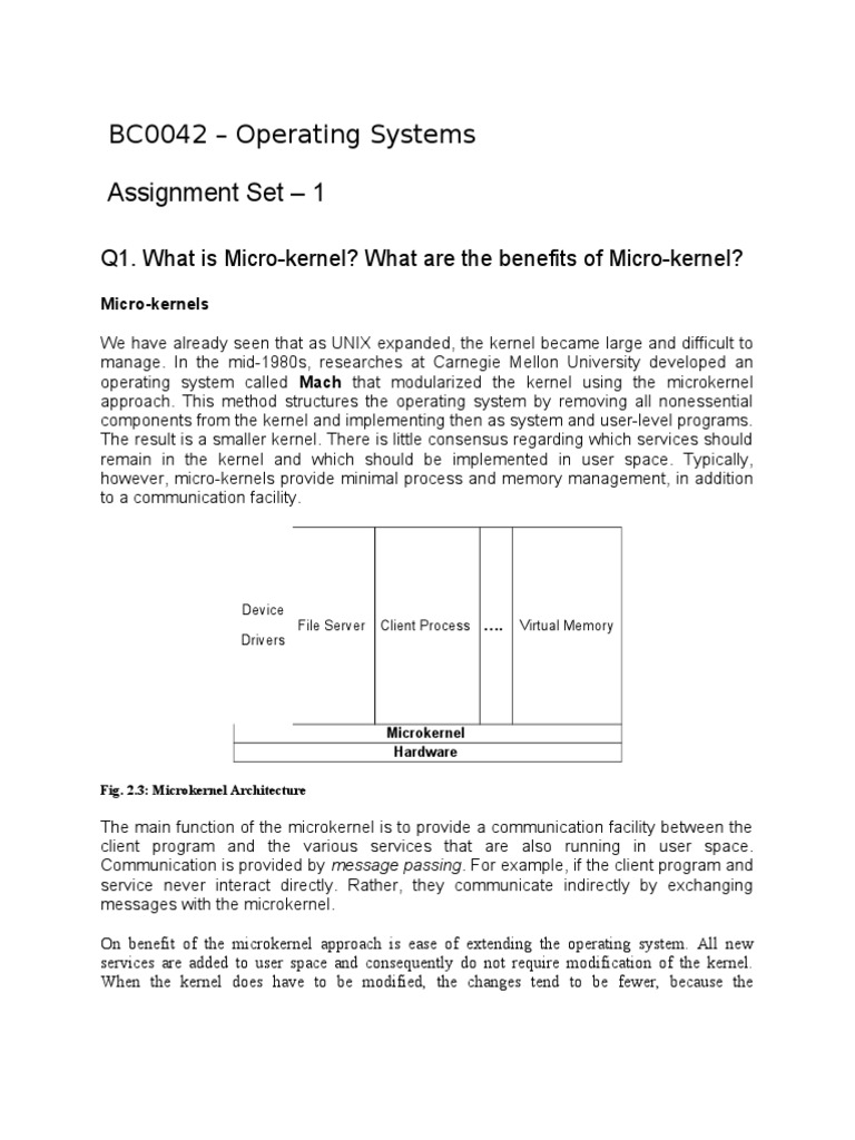 Bca Sem 3 Bc0042 1 Operating Systems Thread Computing Process Computing 