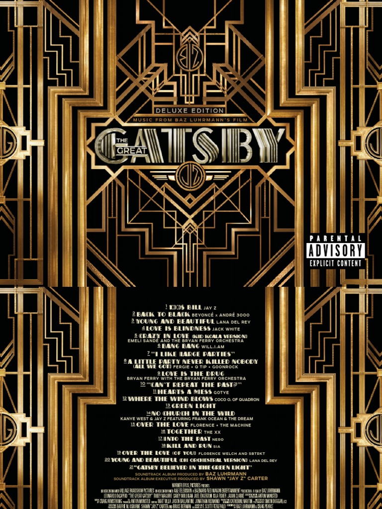 Digital Booklet - The Great Gatsby | PDF | Music Industry | Leisure