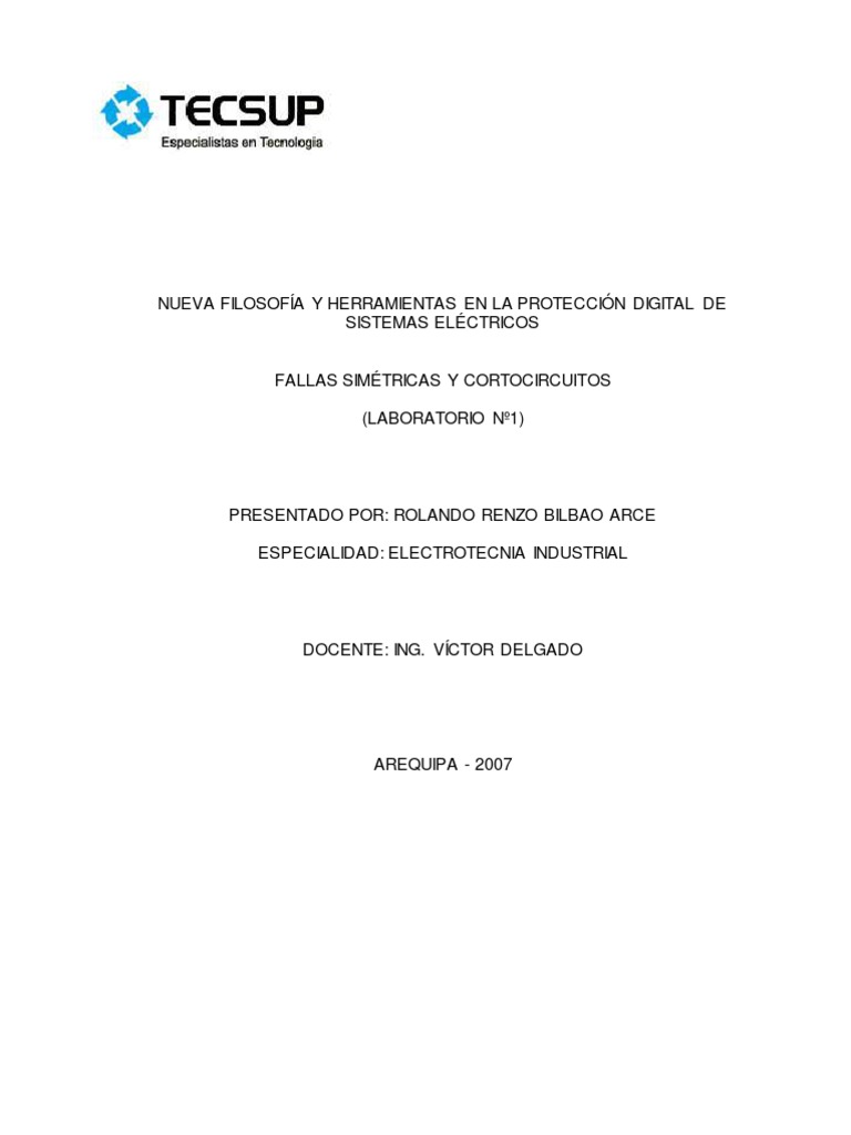 Fallas Simétricas y Corto Circuítos PDF | PDF | Transformador ...
