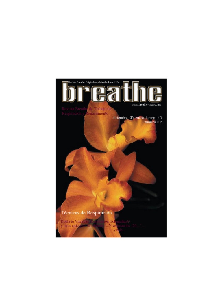 Revista Respiracion N Breathe Magazine Dic Feb | PDF | Electricidad ...