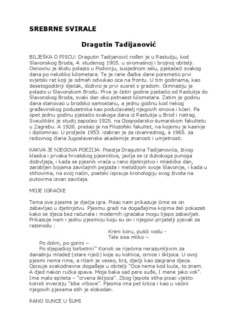 Srebrne Svirale Verzija 123 | PDF