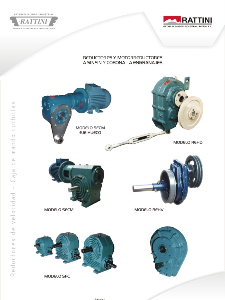 Catalogo Reductores | PDF | Engranaje | Máquinas