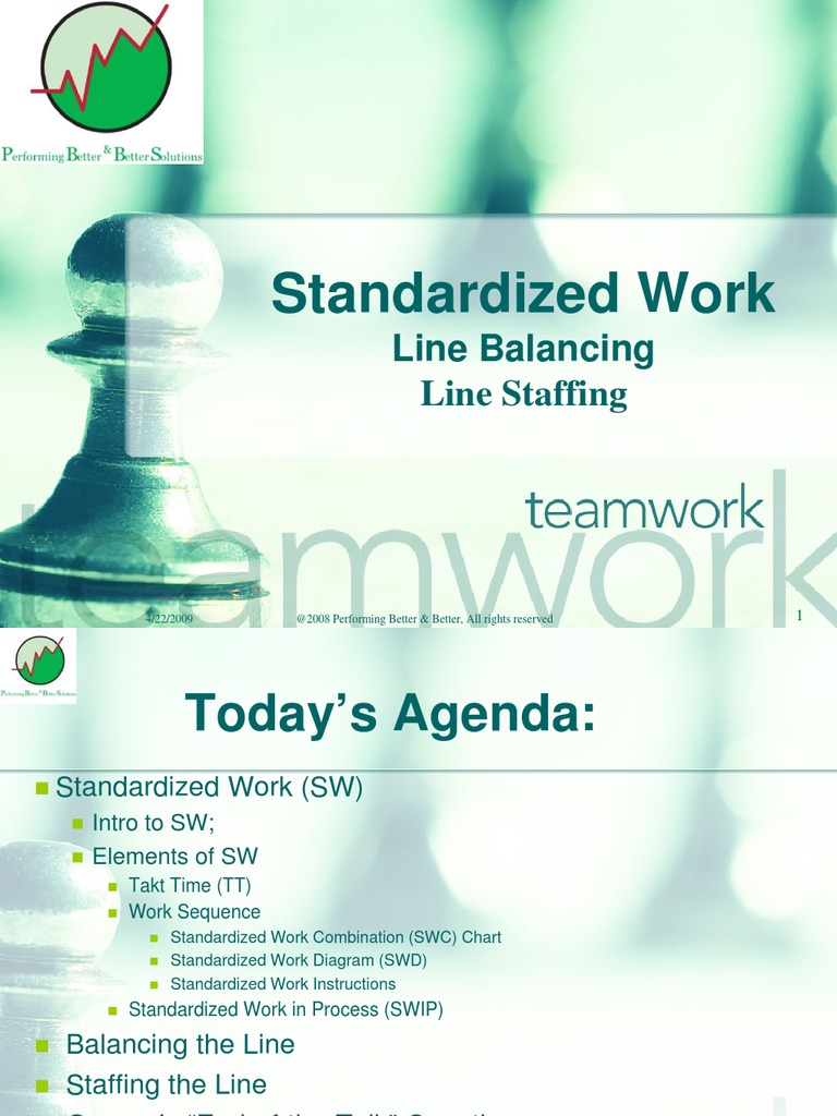 Standardized Work in Process Overview | PDF | Time | Accounts Payable