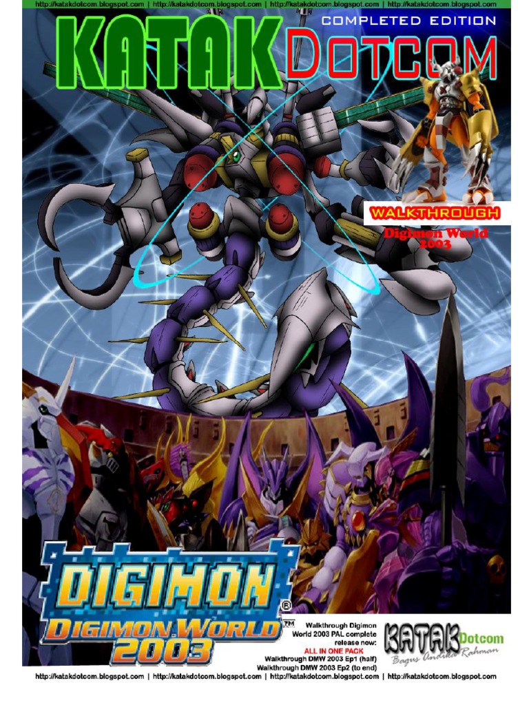 Walkthrough DMW 2003 Completed Version | PDF | Game & Aktivitas | Griya & Taman