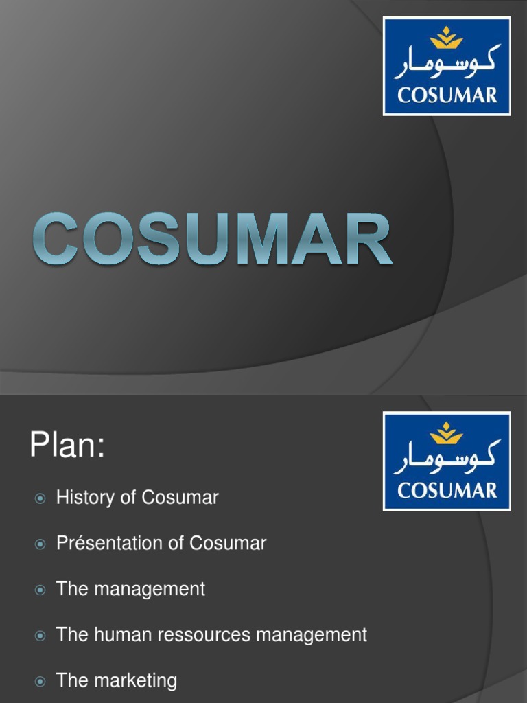 Diapo Cosumar - Copie | PDF