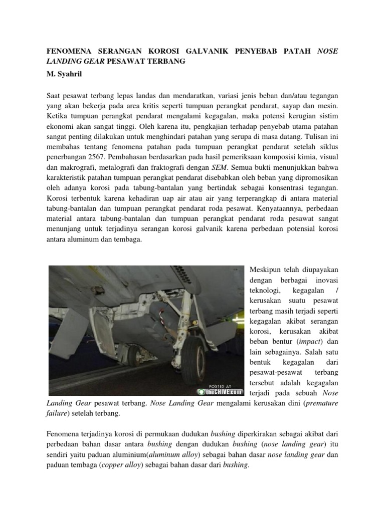 Korosi Pesawat Terbang | PDF