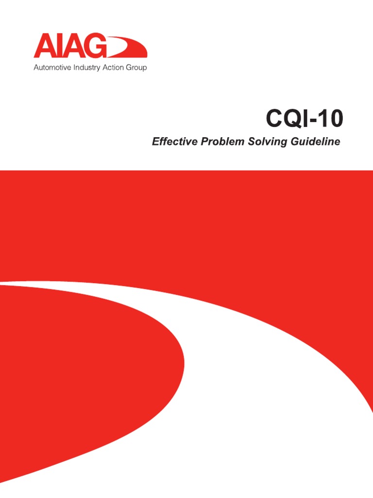 CQI 10 Effective Problem Solving Guideline | PDF | Business Process ...