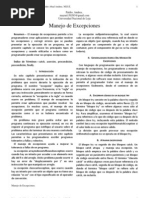 4.5 Gestion de Excepciones | PDF | Programación de computadoras | Software