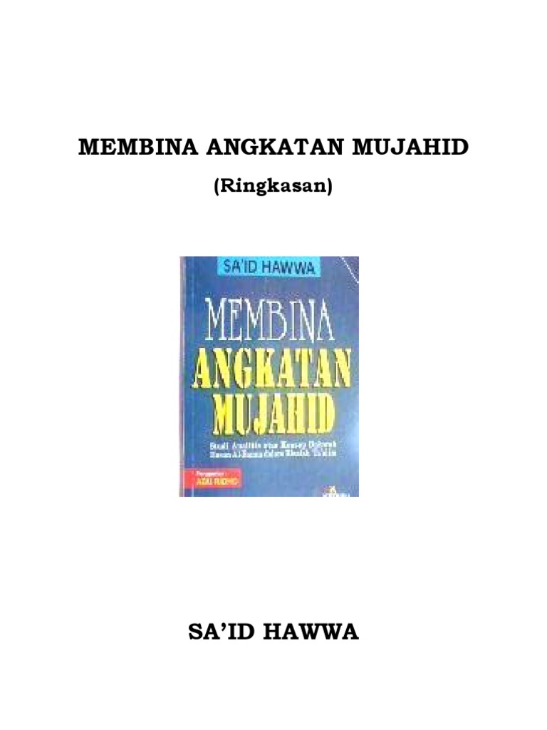 Ringkasan Membina Angkatan Mujahid Said Hawa | PDF