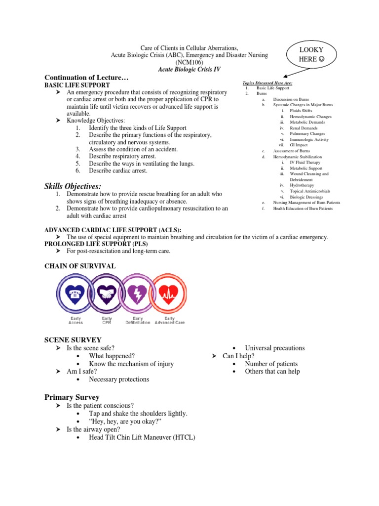 3rd (X) Lecture (NCM106 ABC IV) Care of Clients in Cellular Aberrations ...