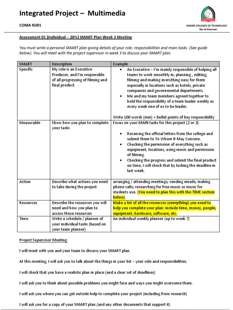 Smart Plan Guide and Template | PDF | Computing | Communication