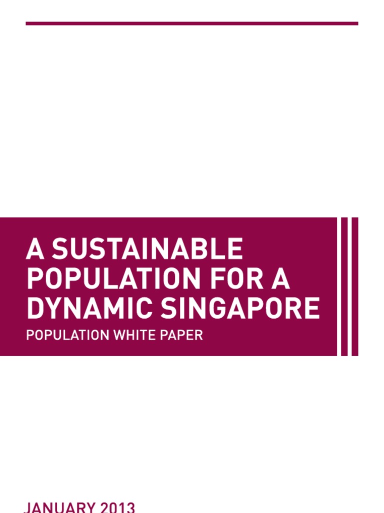 Singapore Population White Paper | PDF