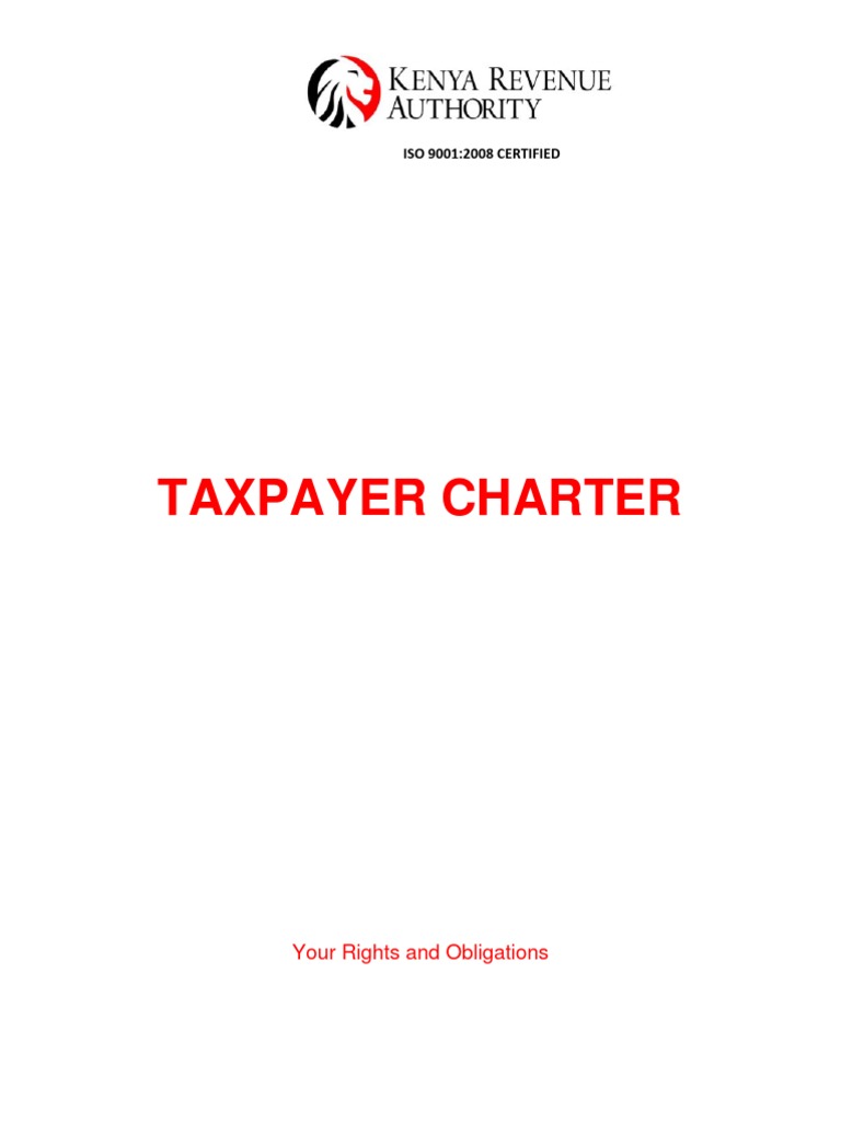 Taxpayer Charter: Your Rights and Obligations | PDF | Tax Refund | Taxes