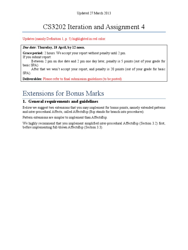 CS3202 Assign and Iteration 4 PDF | PDF | Parameter (Computer ...