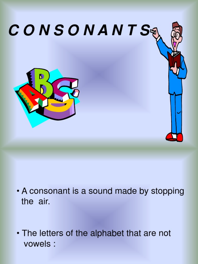 Consonants 2 | PDF | Consonant | Alphabet