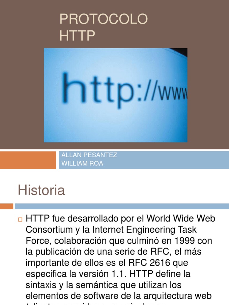 Protocolo HTTP | PDF | Protocolo de Transferencia de Hipertexto | Servidor web