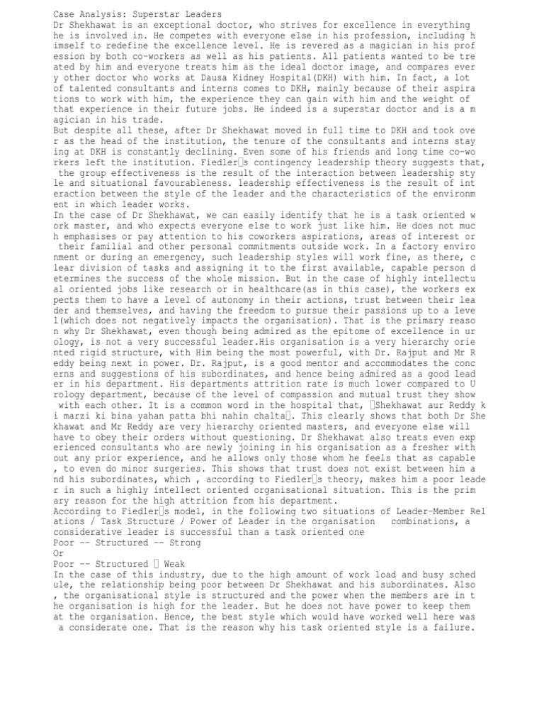 Superstar Leaders | PDF | Leadership | Behavioural Sciences