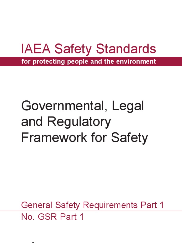 Governmental Legal and Regulatory Framework For Safety | PDF ...